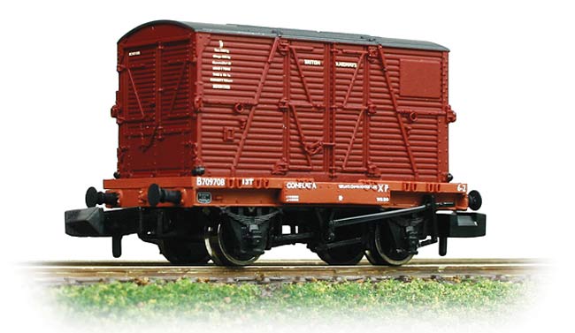 377-328B - Conflat With BD Container BR Crimson – Bure Valley Models
