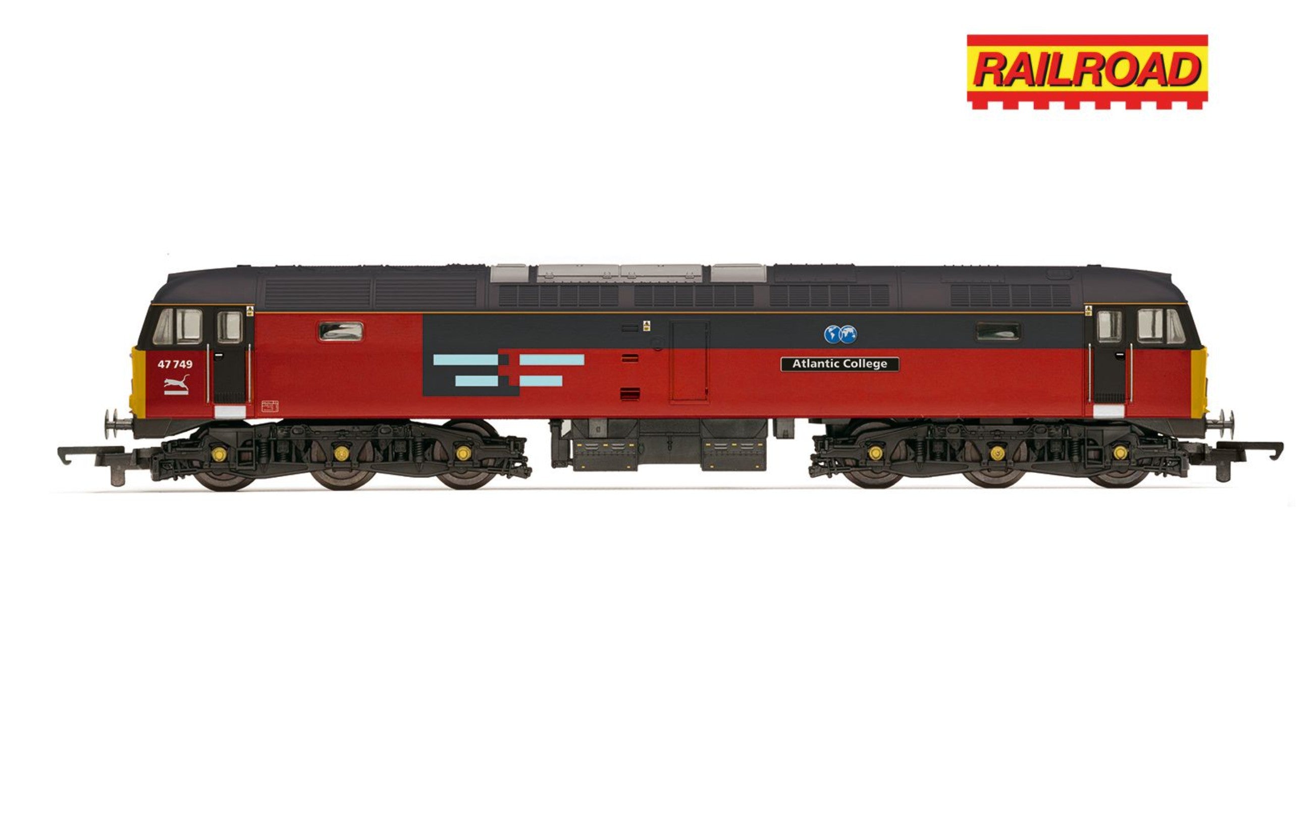 RailRoad RES Class 47 RES Atlantic Collage 47749 – Bure Valley Models