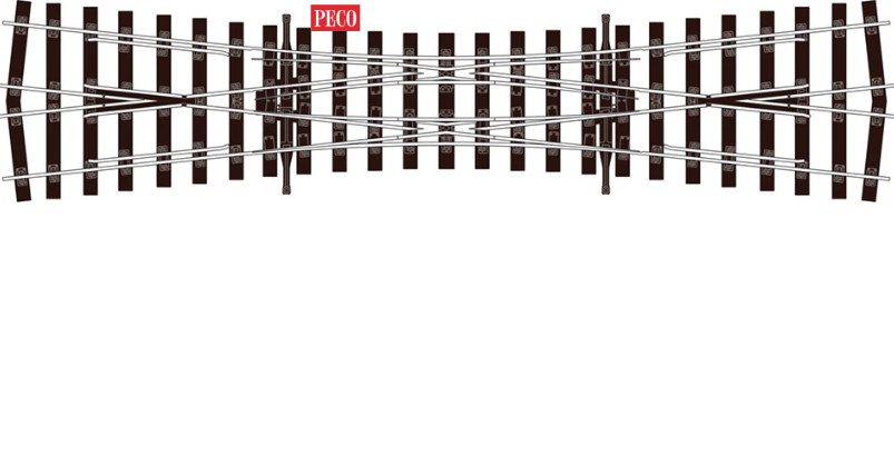 Peco Double Slip Bullhead Rail Unifrog - SL-U1190 – Bure Valley Models