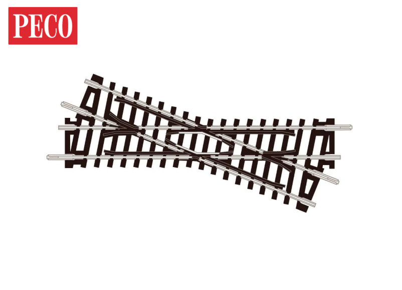 Peco Crossing, Left Hand, 22.5°angle, Insulfrog - ST-51 – Bure Valley ...