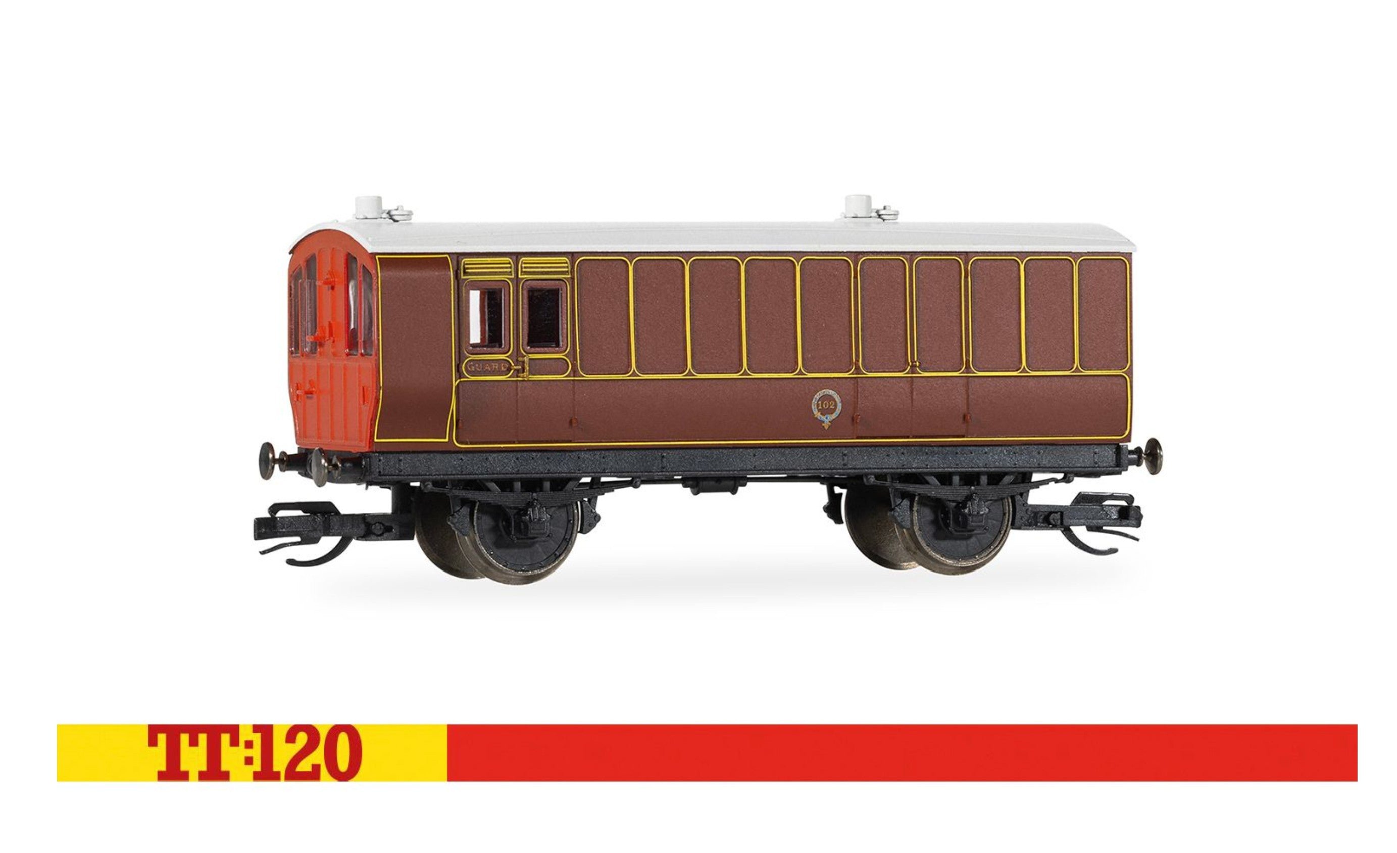 Hornby LB&SCR 4 Wheel '102' Passenger Brake Coach - TT4058 – Bure ...